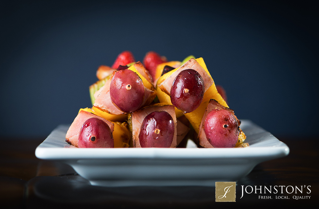 Back Bacon Fruit Kabobs - Johnston's