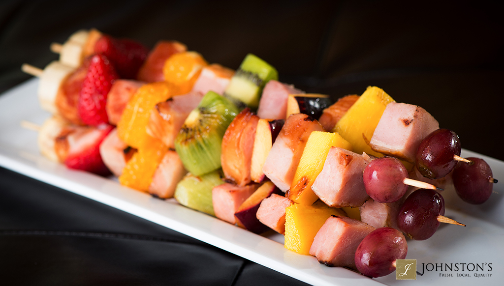 Back Bacon Fruit Kabobs - Johnston's