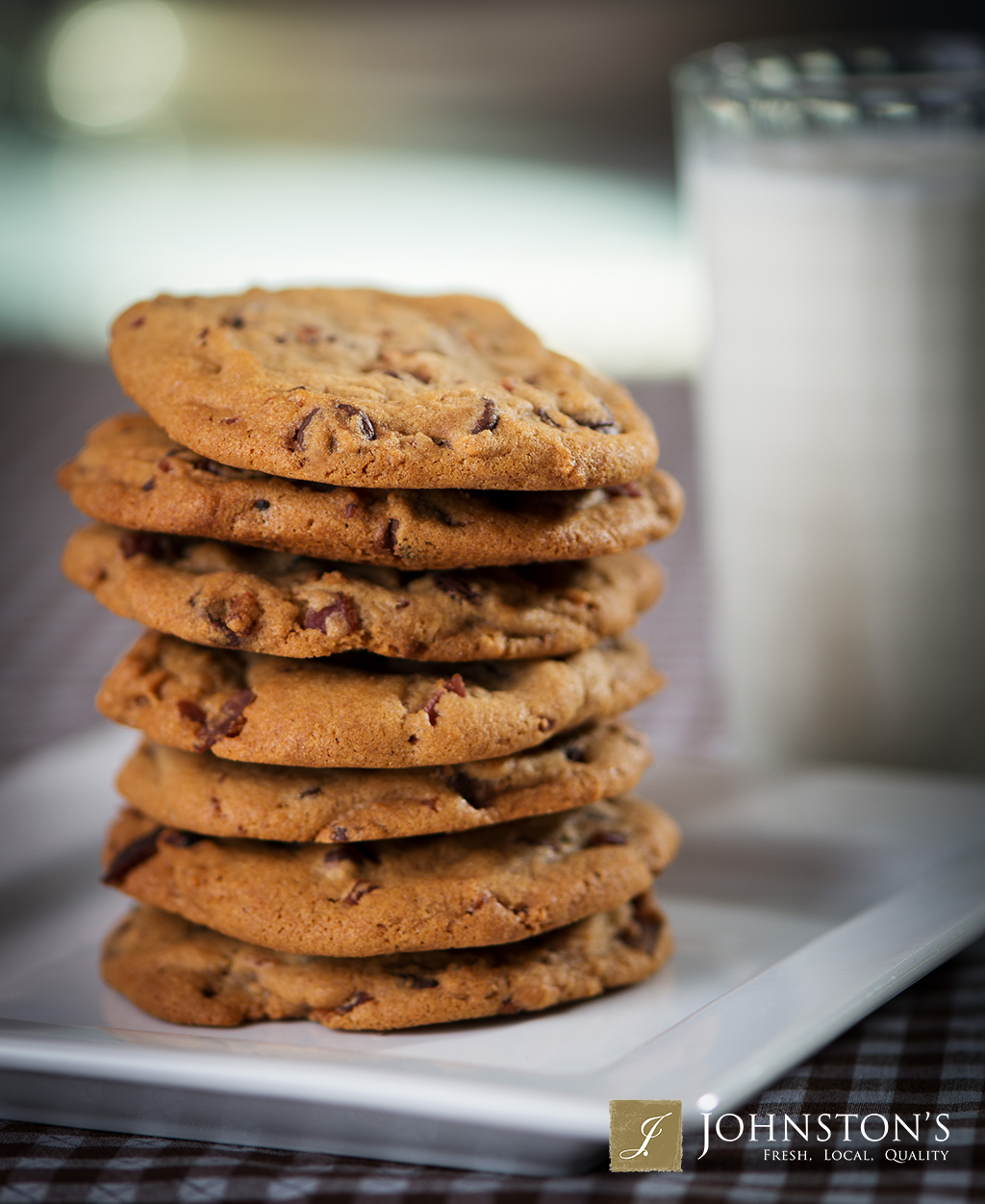 Chocolate Bacon Cookies - Johnston's