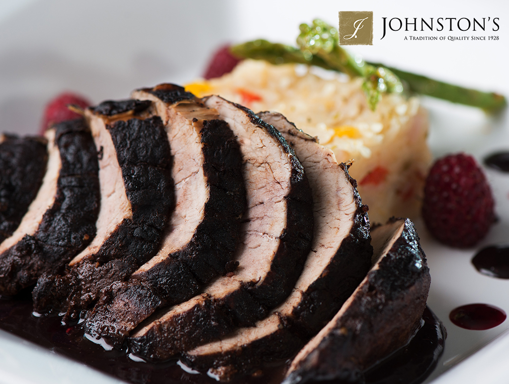 Johnston’s Chocolate Berry Glazed Pork Loin - Johnston's