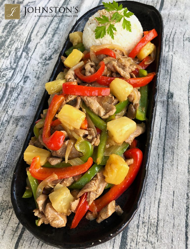 Pork and Peppers Stir-fry - Johnston's
