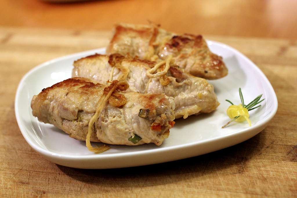 Pork Loin Rainbow Roll-Ups - Johnston's
