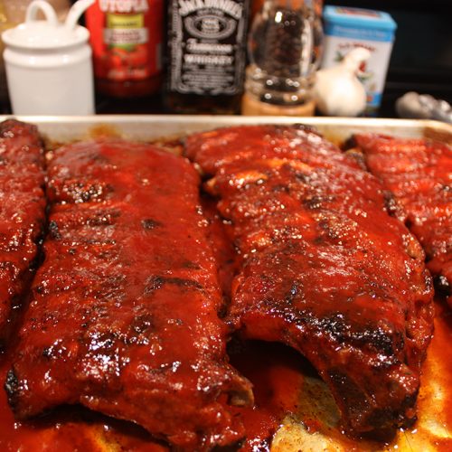 Rubbed & Sauced Pork Back Ribs - Johnston's