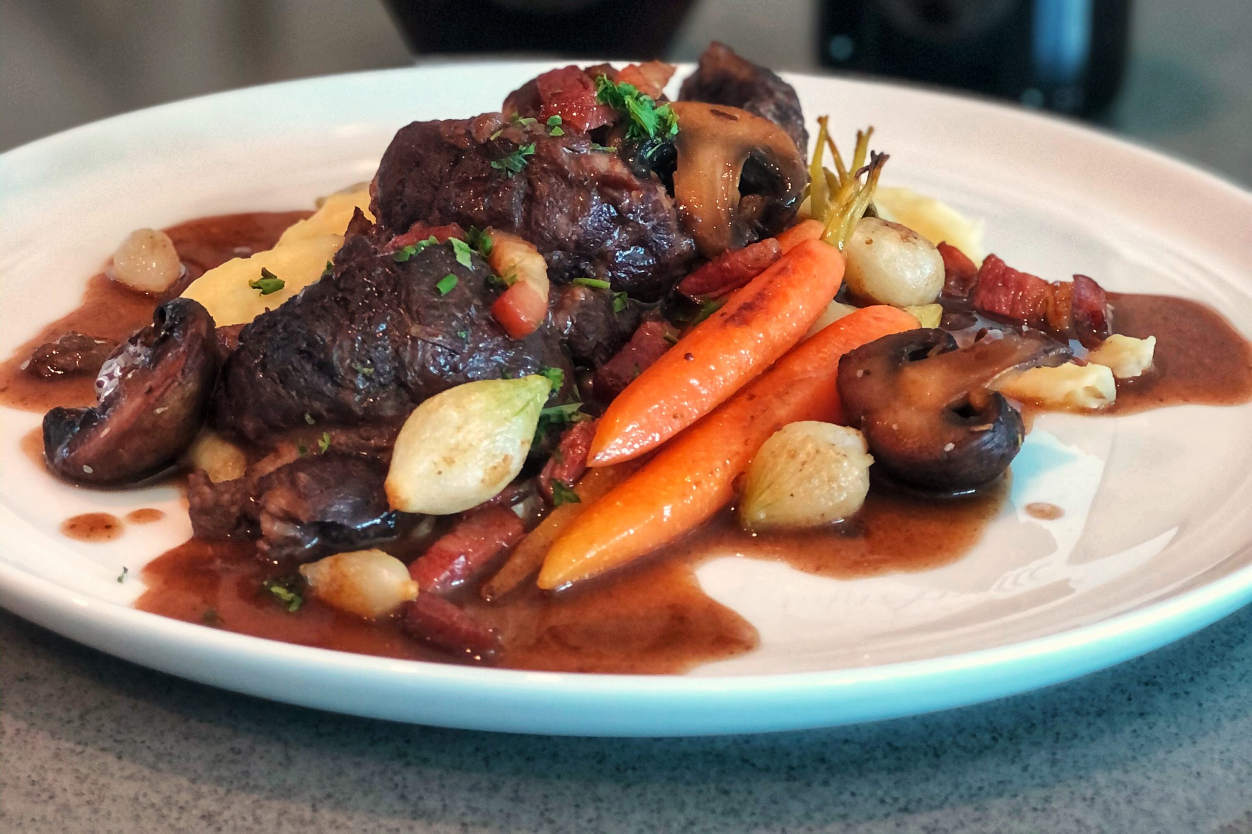 Red Wine & Prune Braised Pork Cheeks - Johnston's